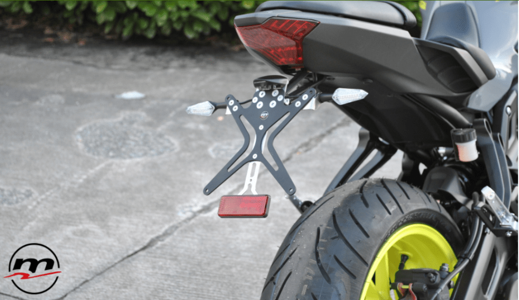 Melotti Racing Numberplate licenceplate Holder Full Kit Yamaha MT07 ...